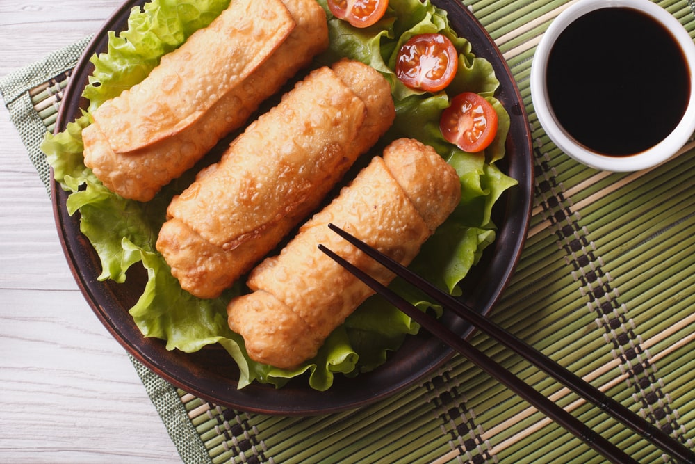 Luscious & Quick Air-Fried Thai Spring Rolls